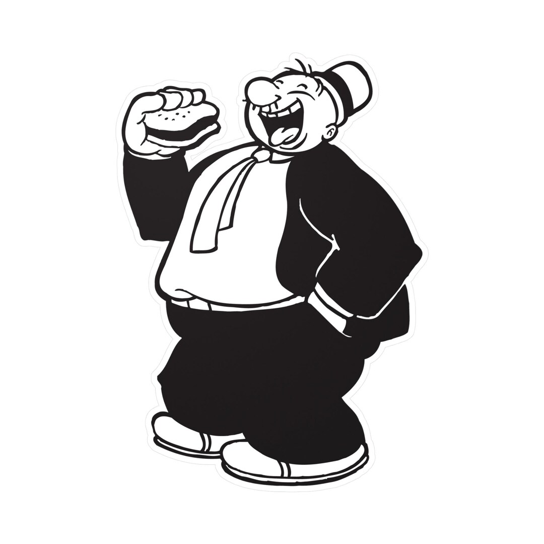 Wimpy Cheeseburger Popeye Kiss-cut Vinyl Decals - Etsy