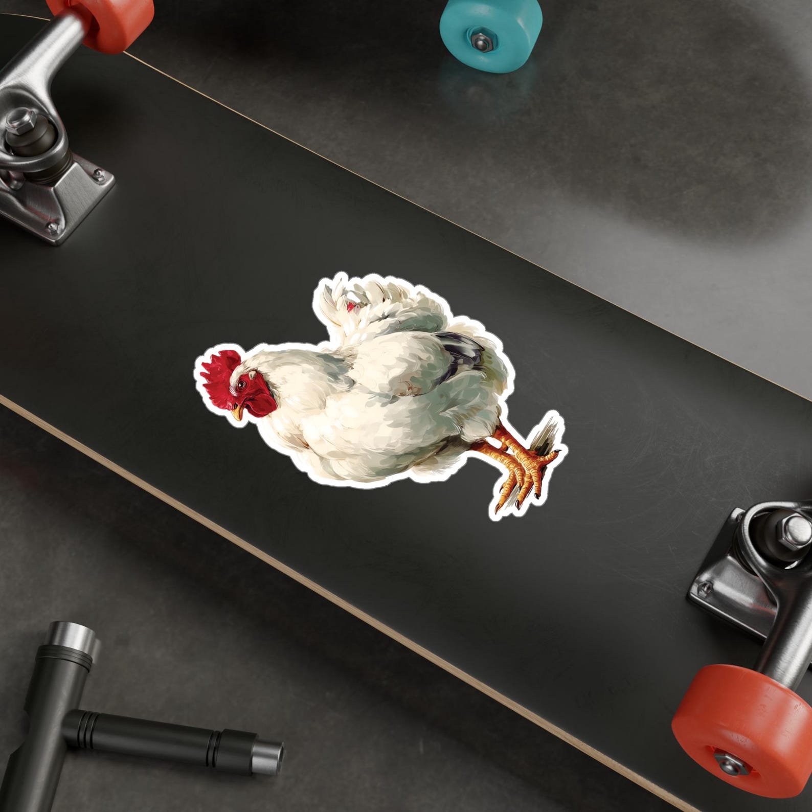 Hen Chicken Vinyl Decal: Farmhouse Decor, Laptop Sticker - Etsy