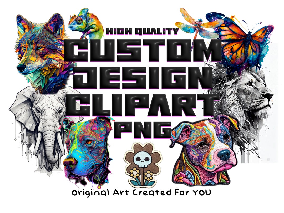CUSTOM Png CLIPART for Personal or Commercial Use, Custom Design Art ...