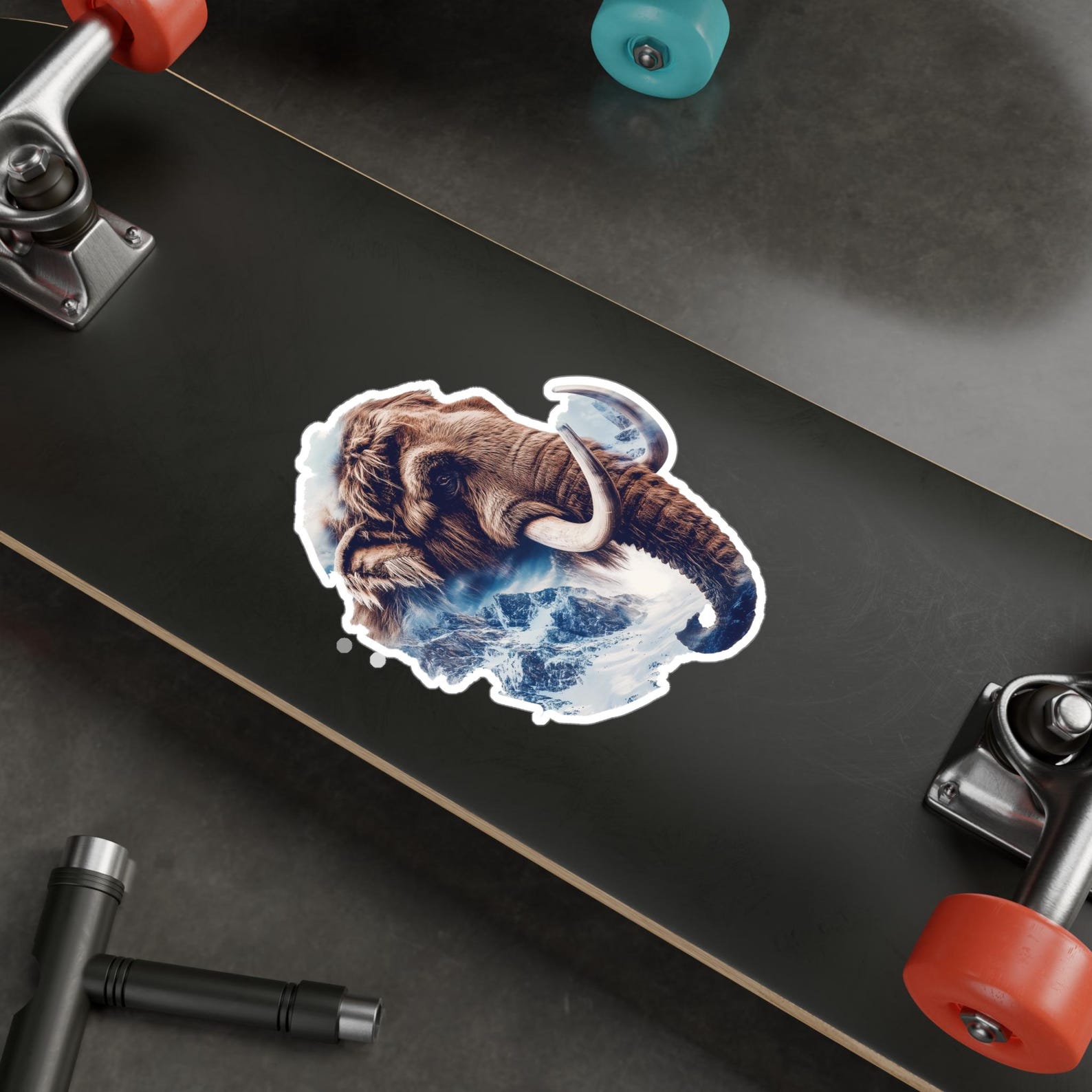 Woolly Mammoth Vinyl Sticker: Waterproof Laptop Decal - Etsy