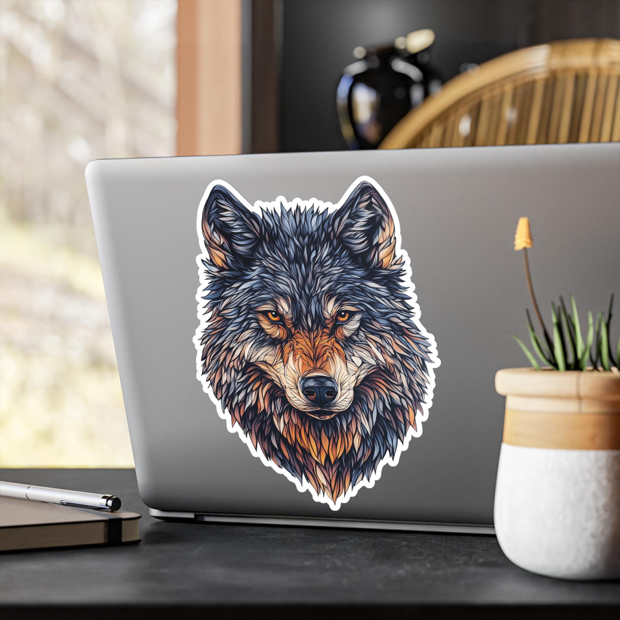Wolf Vinyl Decal Sticker Durable Waterproof Kiss-cut Vinyl Decal ...