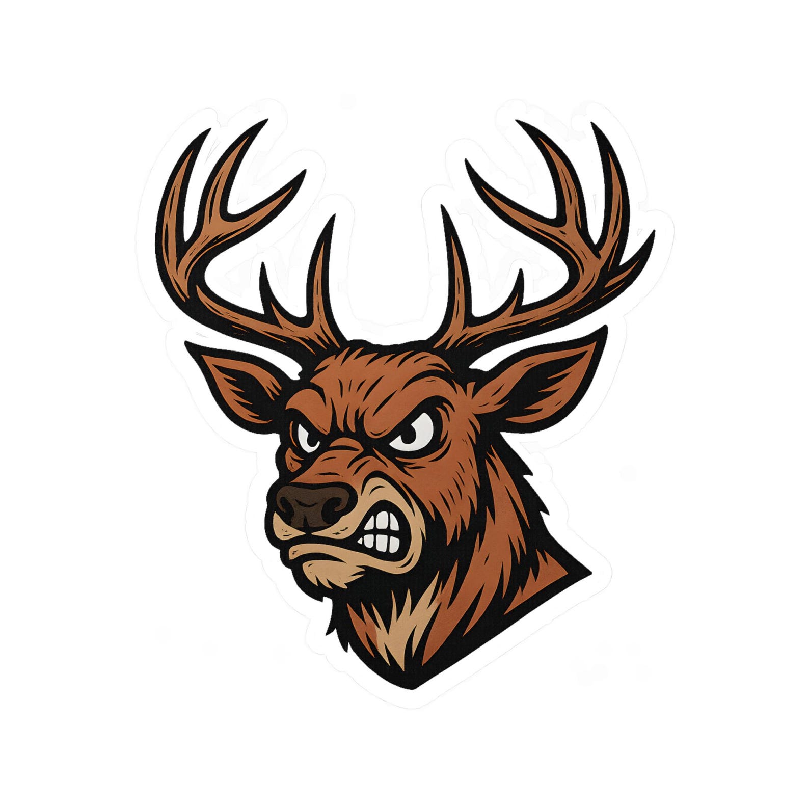 Deer Vinyl Decal: White Tail Buck Sticker, Car Window, Laptop - Etsy