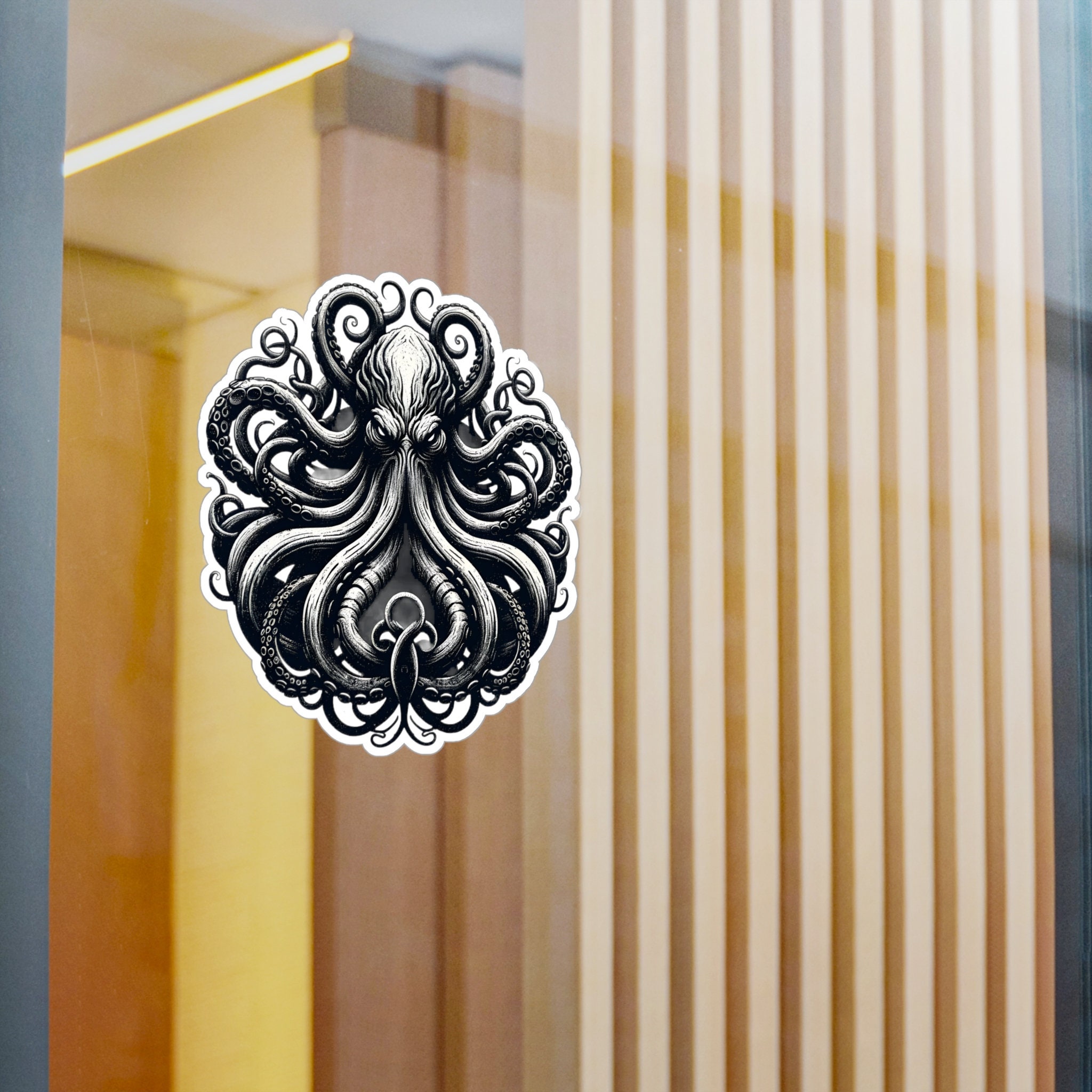 Majestic Kraken Vinyl Sticker: Waterproof Nautical Decal - Etsy
