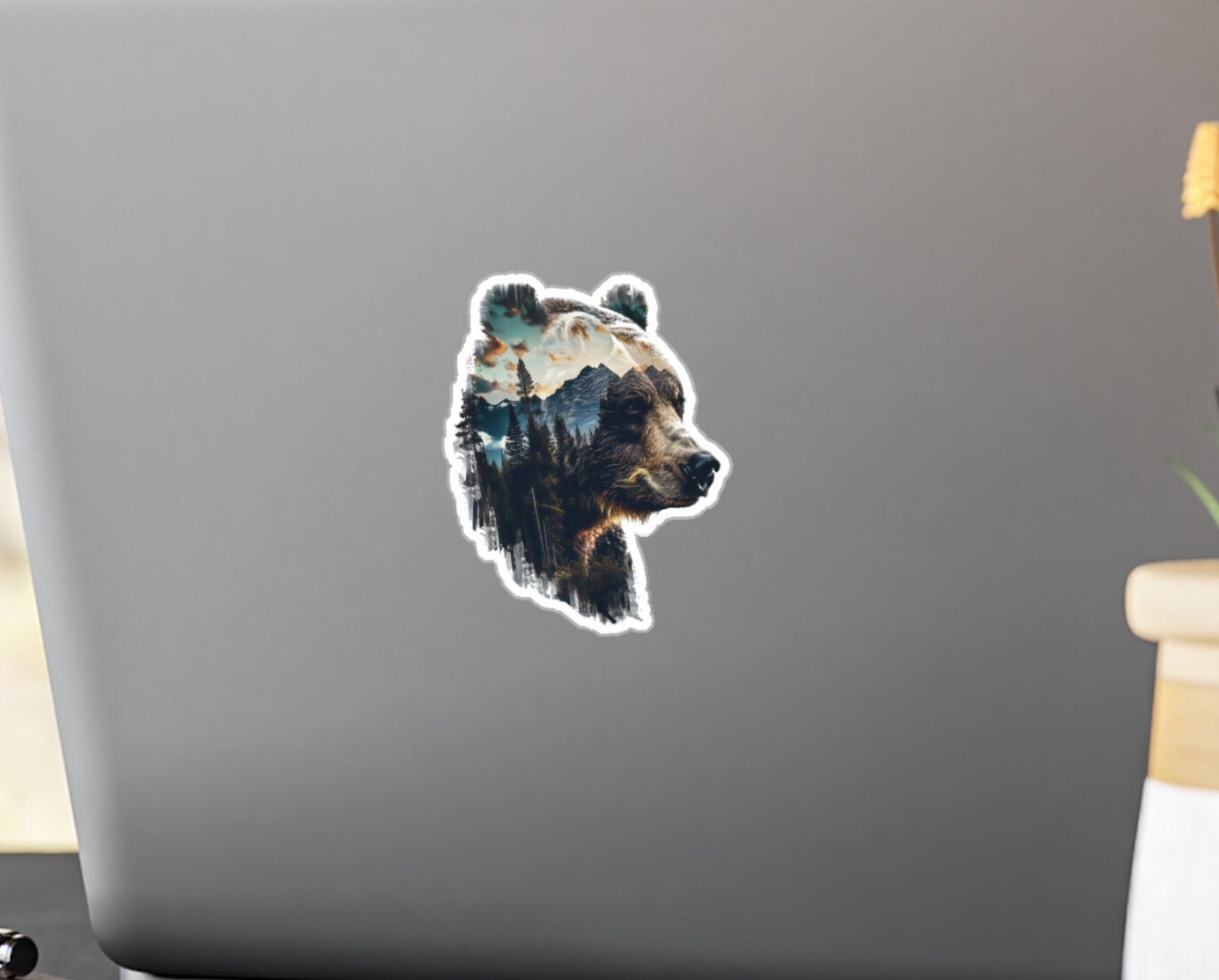 Roam With the King of the Forest: Big Bear Vinyl Sticker Bring the ...