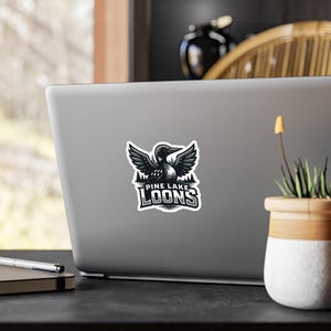 PINE LAKE Loons Vinyl Decal Sticker - Nature Lover Gift, Outdoor ...