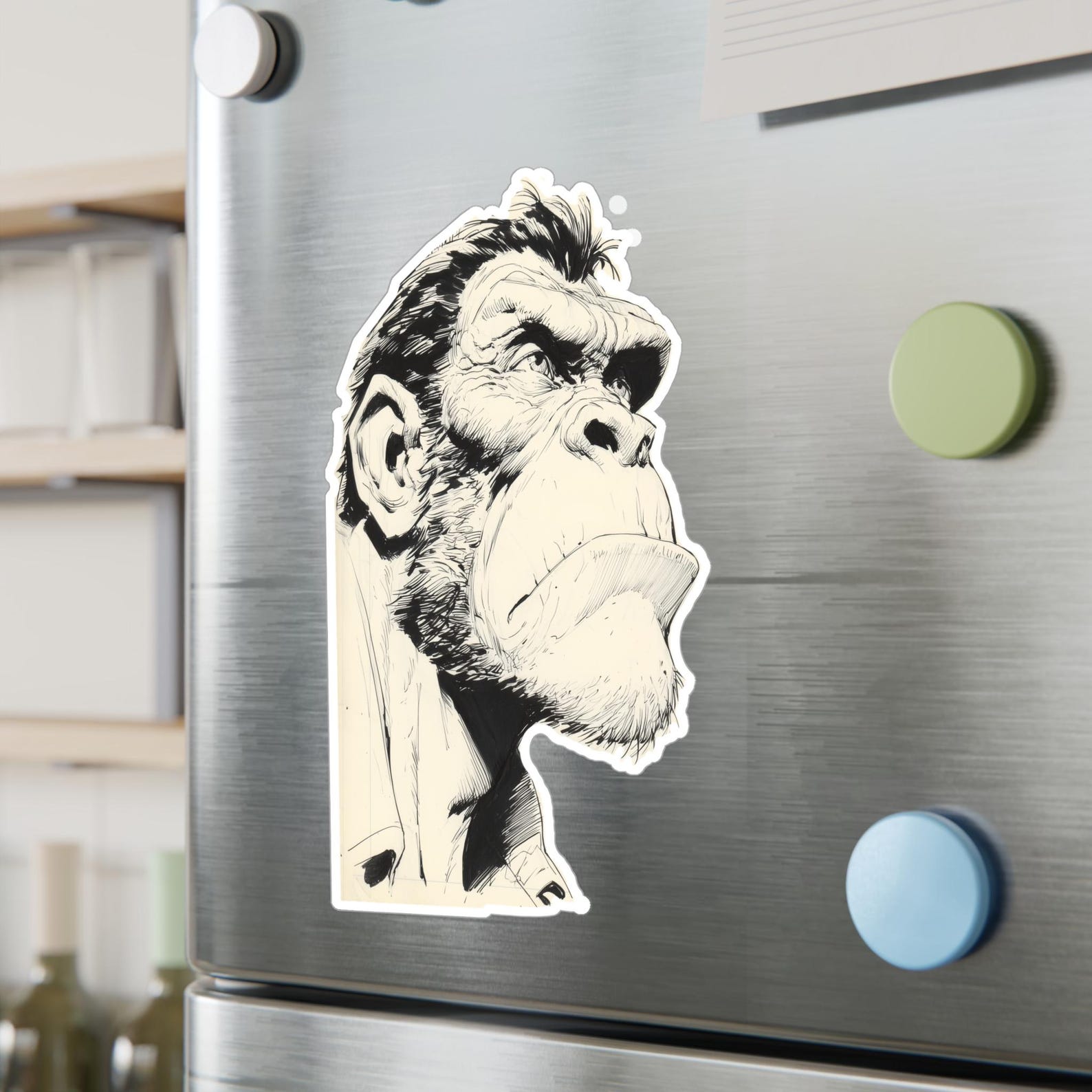 Bigfoot Chimp Gorilla Vinyl Decal: Yeti Sasquatch Sticker - Etsy