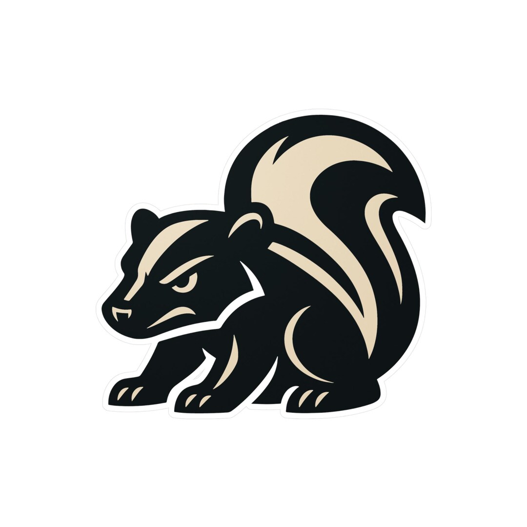 Skunk Vinyl Decal Sticker - Cute Animal Car Laptop Phone Sticker, Small ...