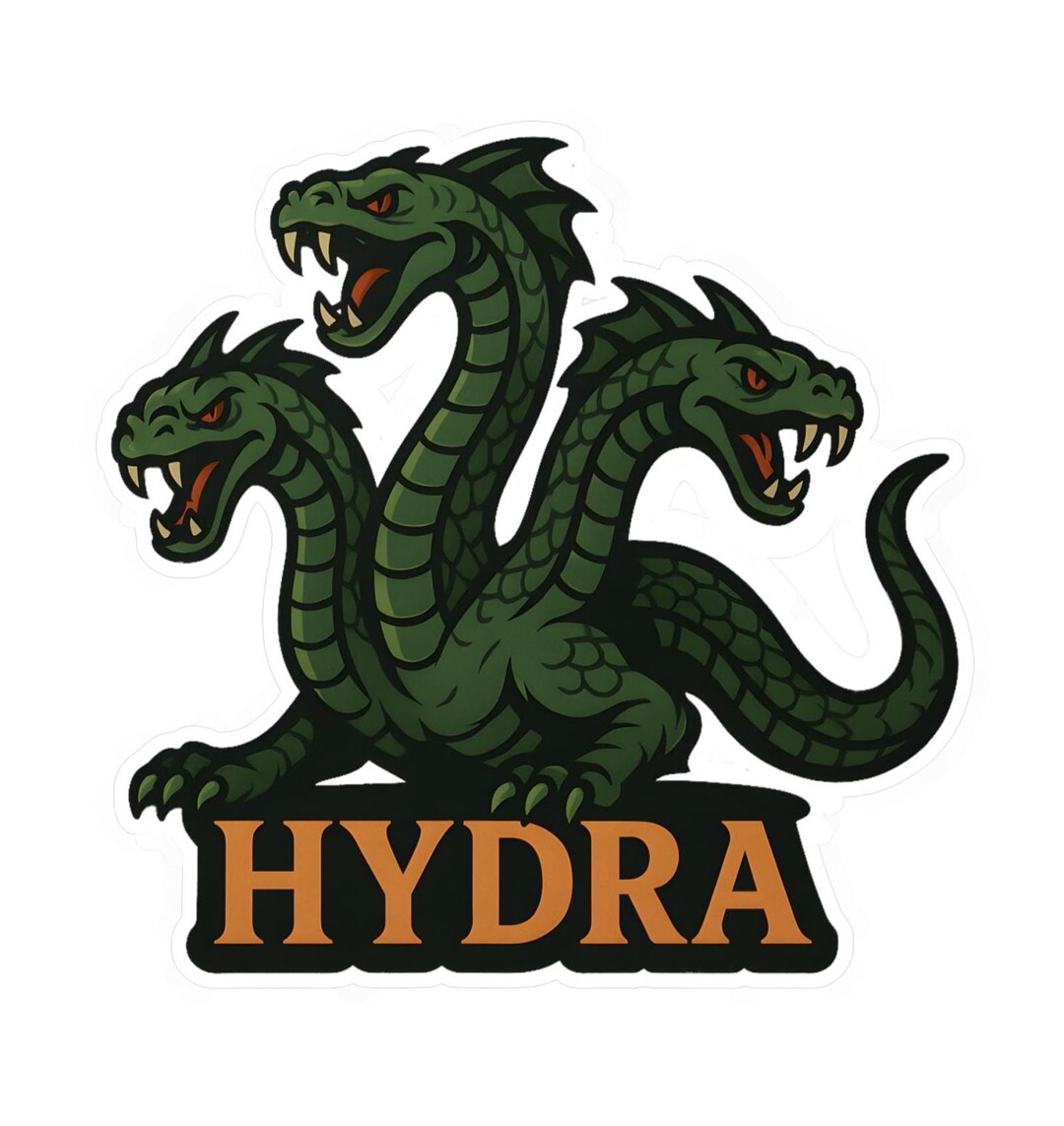 Hydra Vinyl Decal Sticker - Kiss-cut Vinyl Decals, Laptop Sticker ...