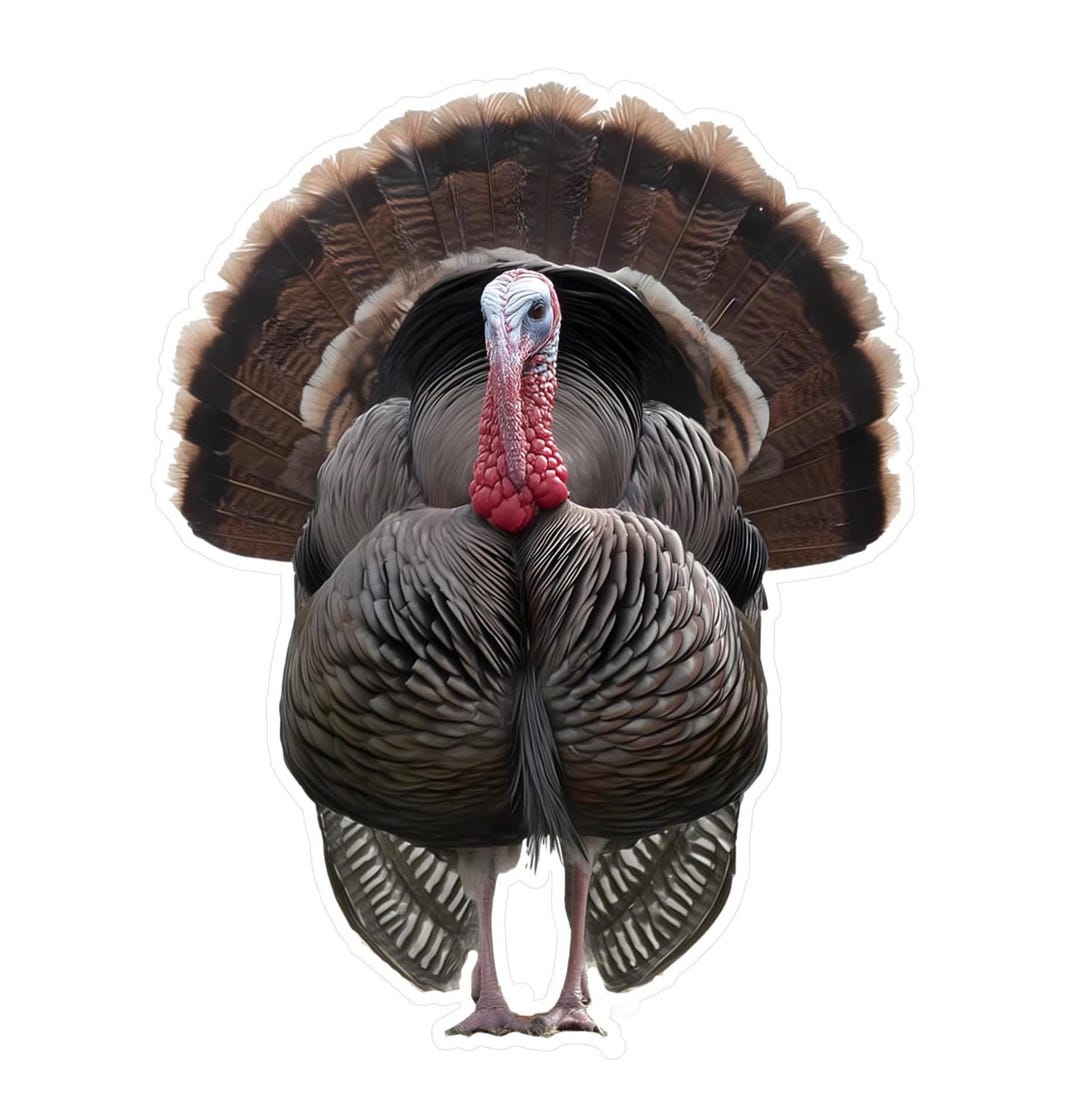 Turkey Vinyl Decal: Camo Hunting Sticker, Car/laptop Decal - Etsy