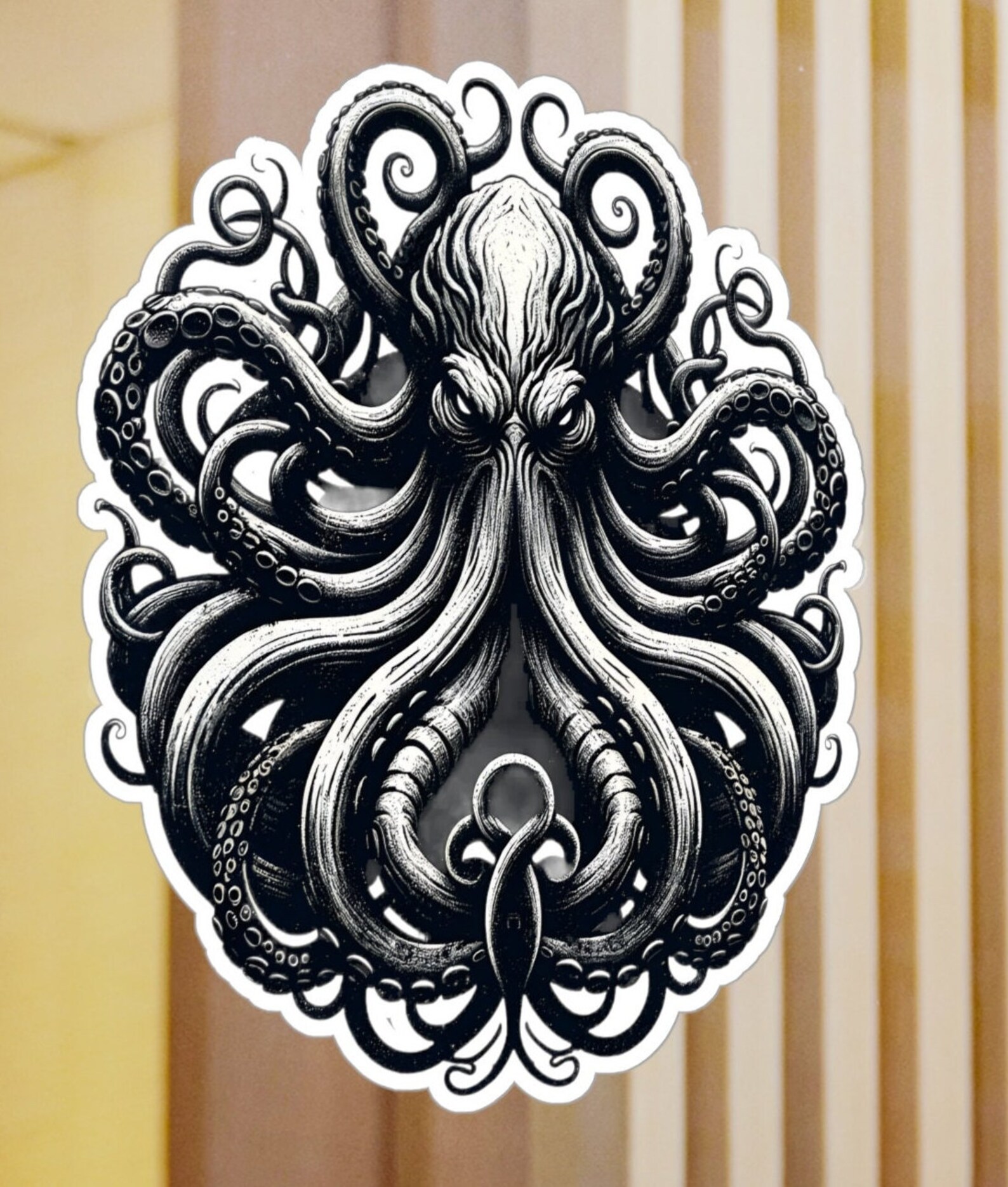 Majestic Kraken Vinyl Sticker: Waterproof Nautical Decal - Etsy