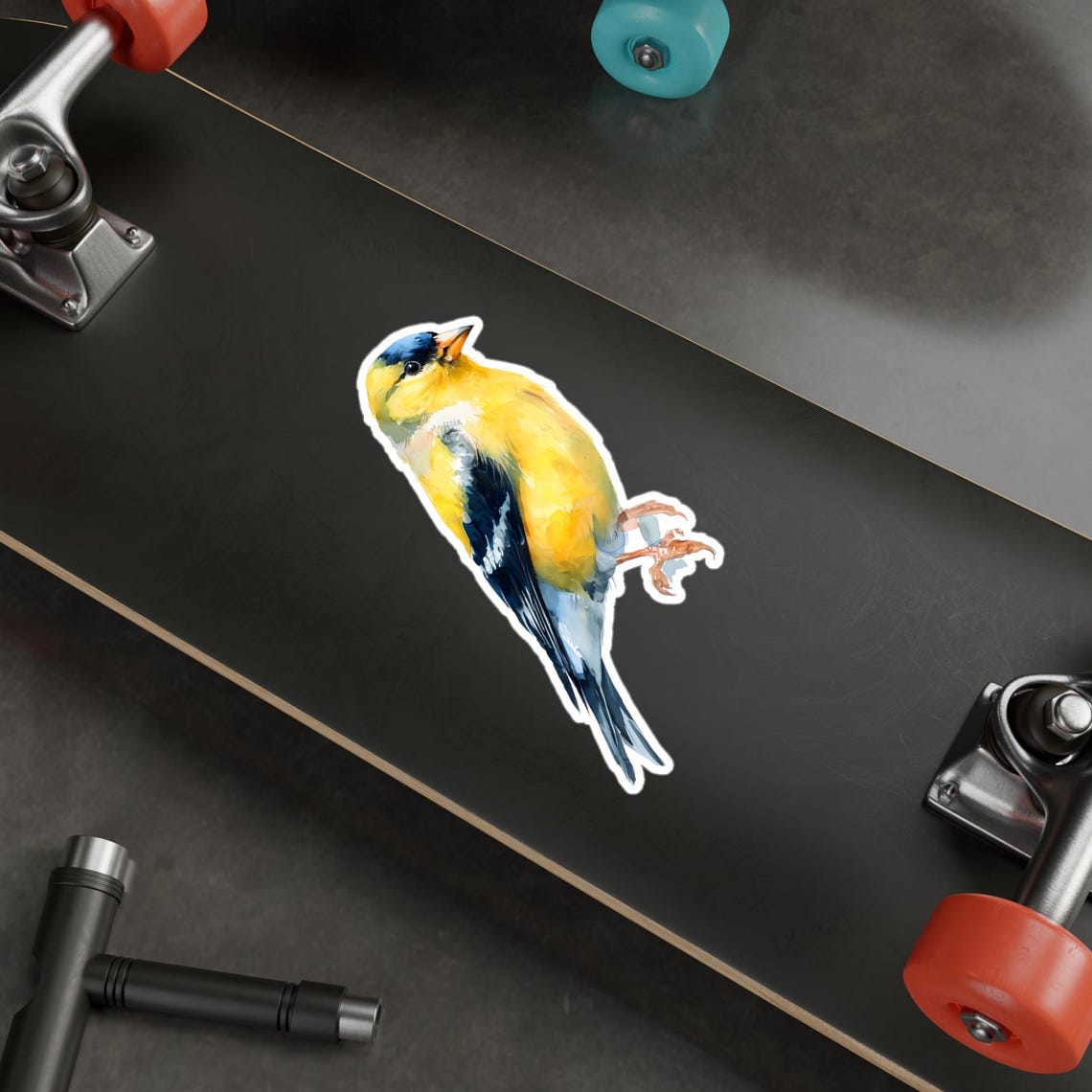 Goldfinch Decal – Waterproof Vinyl Sticker for Bird Lovers - Etsy