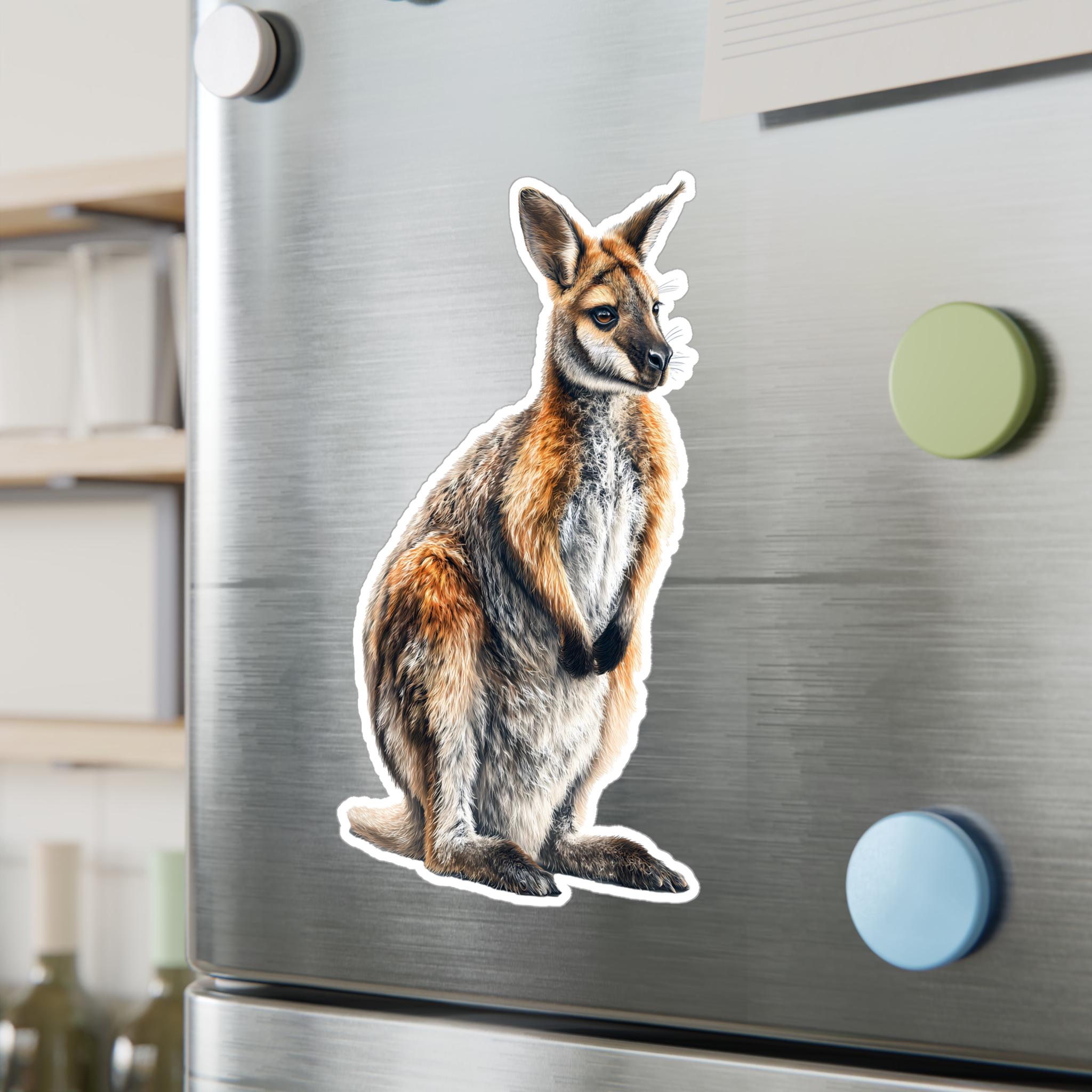 Wallaby Vinyl Decal | Australian Wildlife Kangaroo Sticker - Etsy