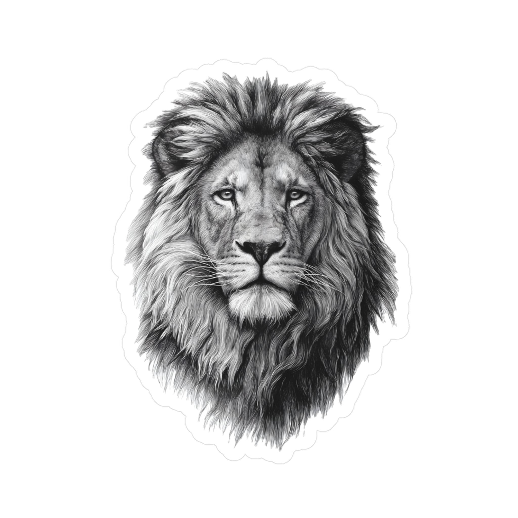 Lion Vinyl Decal Sticker: Jungle Animal Wall Art, Car Decor - Etsy