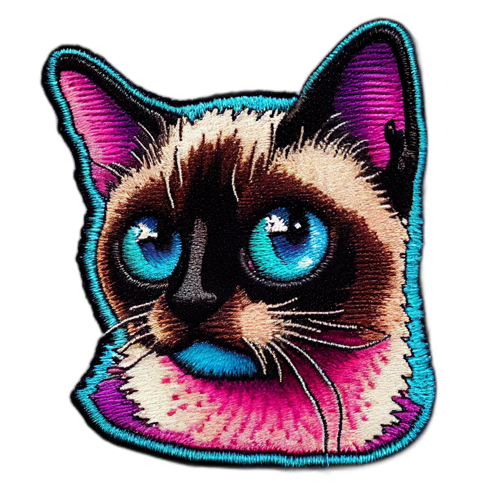 Siamese Cat Patch Style PNG Clipart : 5 Siamese Cat PNG Images - Etsy