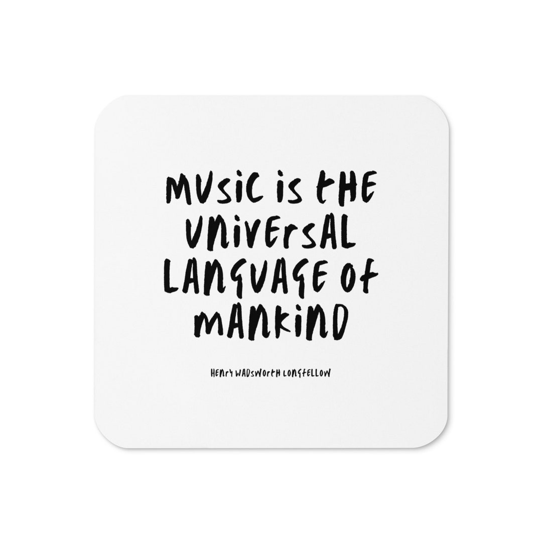 Music Is The Universal Language Of Mankind Quote Coaster Etsy music-is-the-universal-language-of-mankind-quote-coaster-etsy