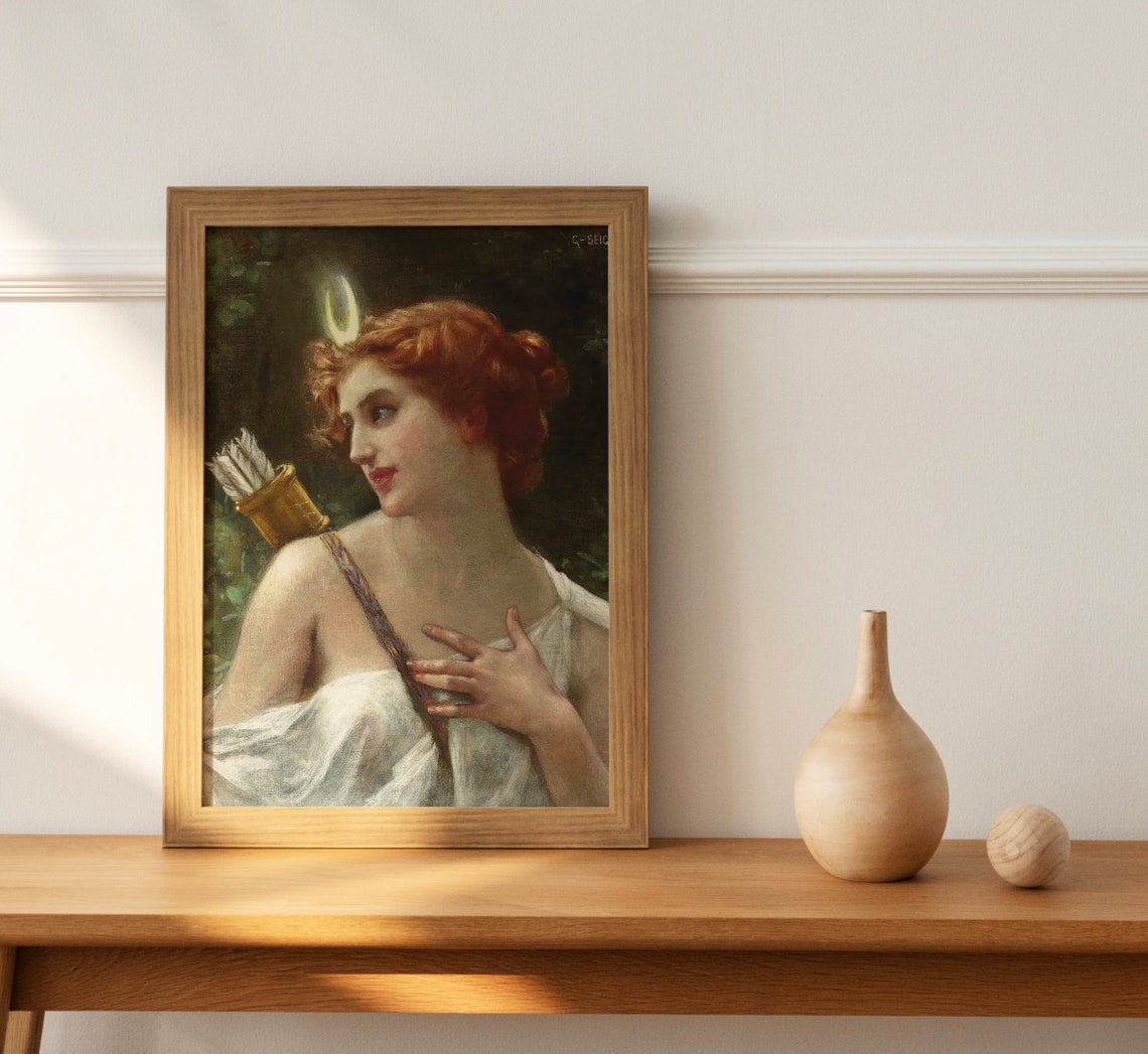 Diana the Huntress, Classical Wall Decor, Aesthetic/romantic/goddess ...