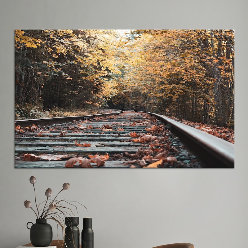 Train Track Wall Art - Etsy