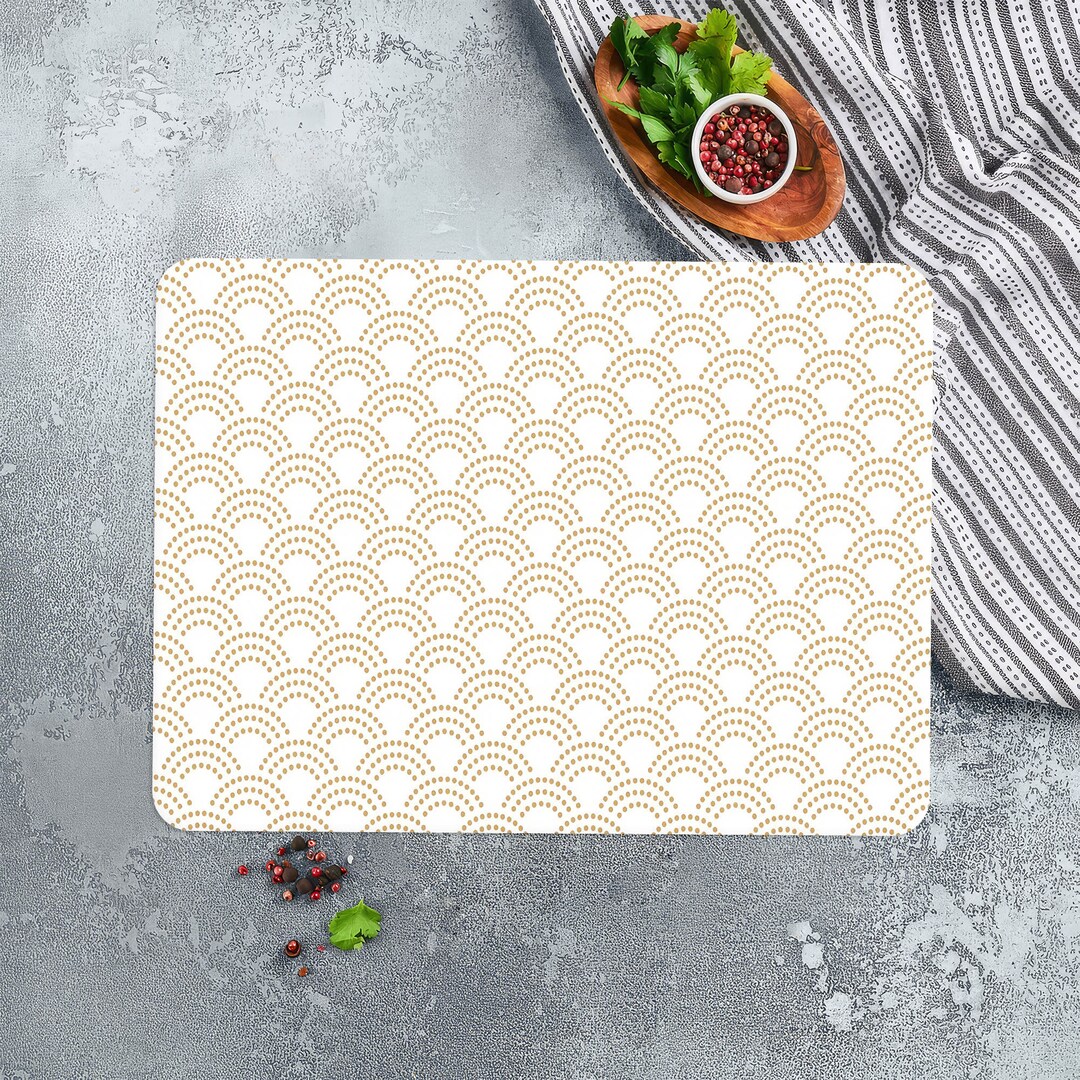 Boho Chopping Board, Geometric Cutting Board, Geometric Pattern ...