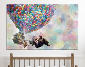Up Movie 3d Canvas - Etsy