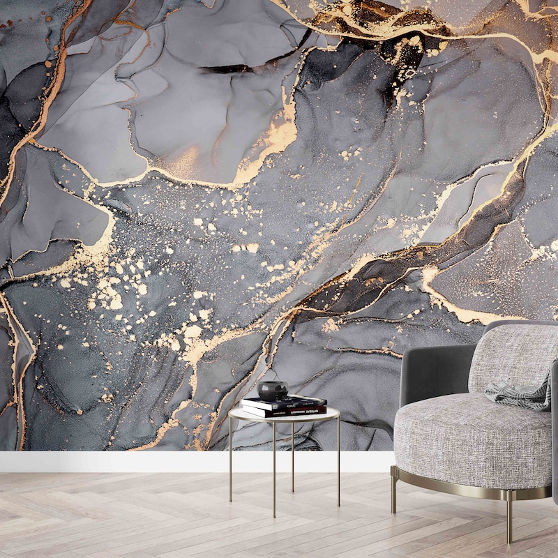 Marble Wall Paper - Etsy