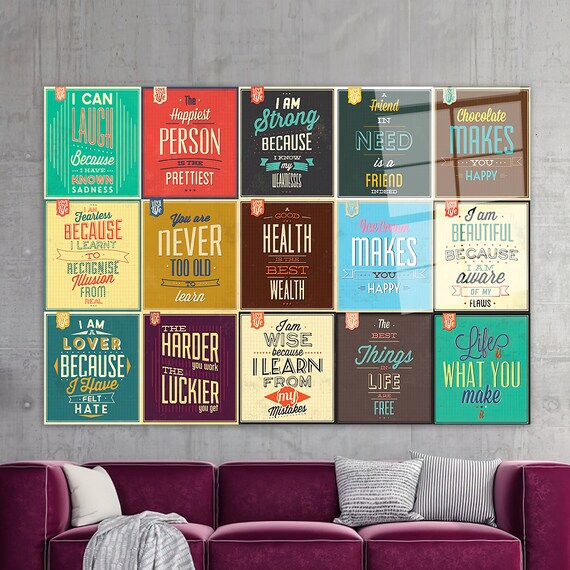 Glass Wall Quotes New Glass House Metal Frame Plaque Quote Hanging