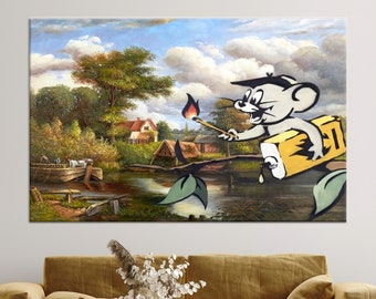 Banksy Jerry Poster - Etsy