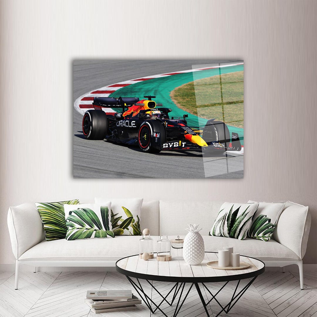 Bedroom Decor, Max Verstappen F1 Glass Decor, Garage Glass Wall Art ...