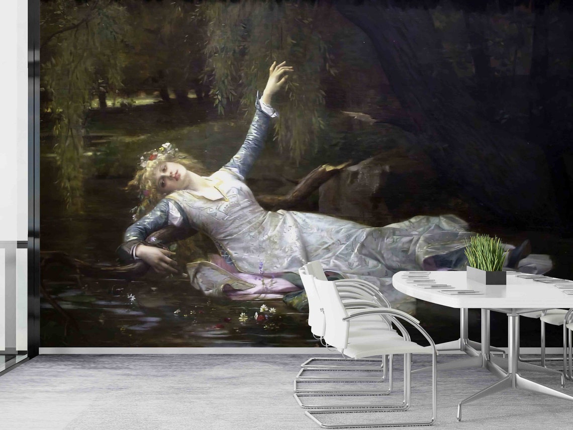 Bright Wall Paper,famous Mural,alexandre Cabanel,custom Wall Paper,wall ...