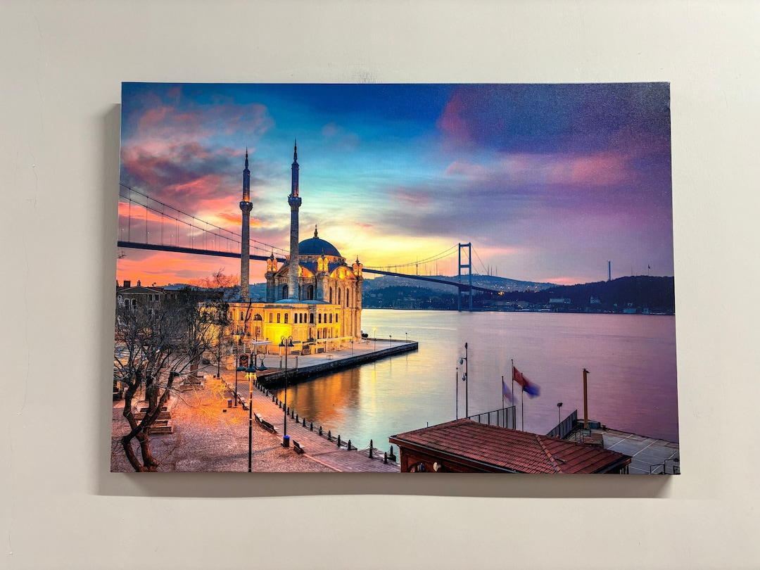 Living Room Wall Art, Wall Decor, Canvas Wall Art, Istanbul Canvas Art ...