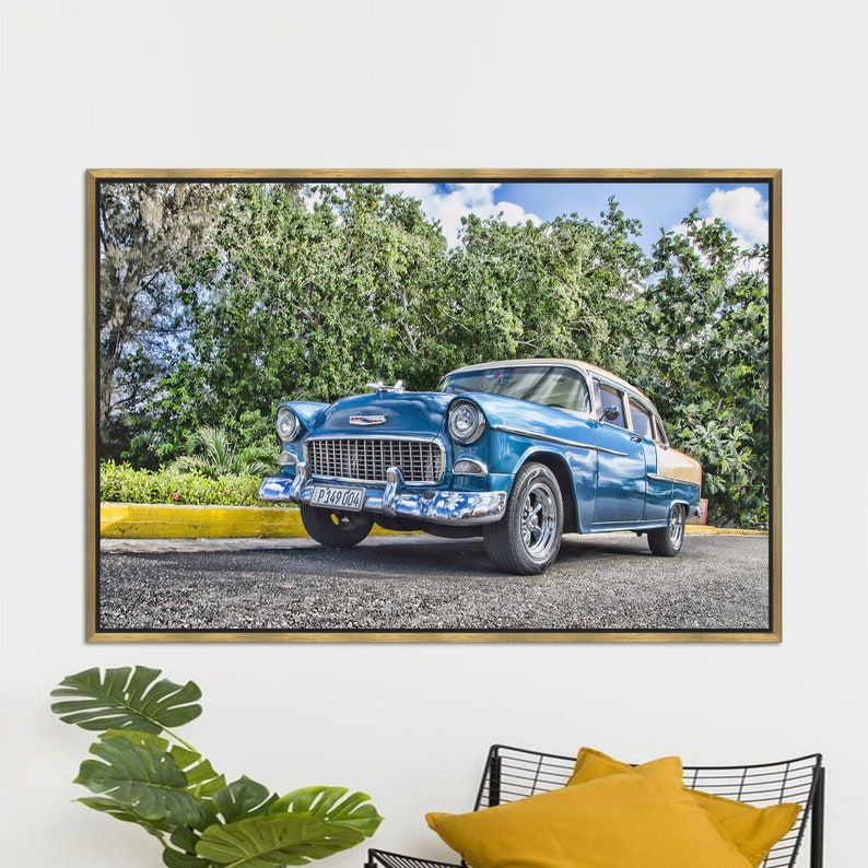 Classic Car Canvas Print: Vintage Automobile Wall Art - Etsy
