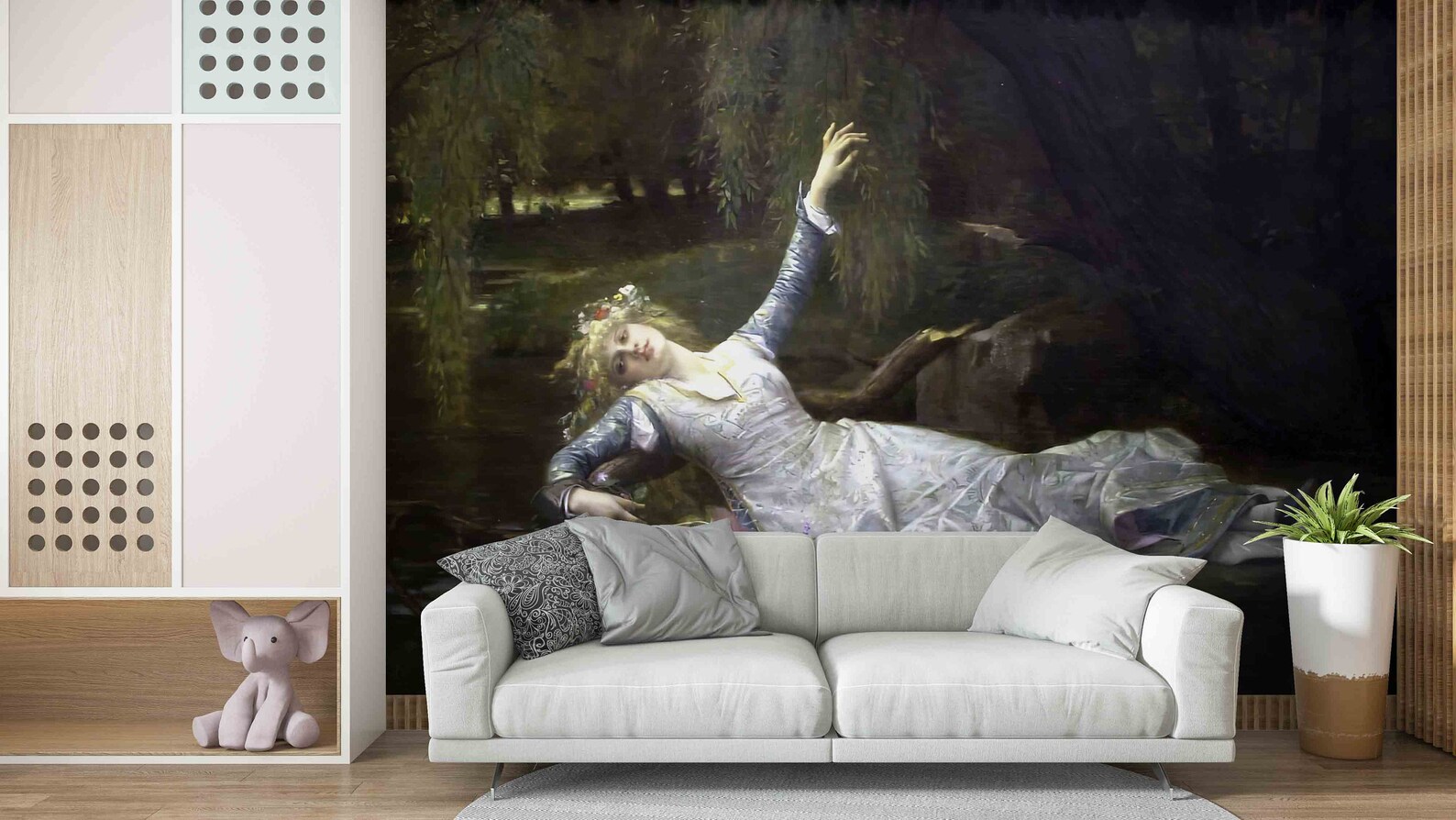 Bright Wall Paper,famous Mural,alexandre Cabanel,custom Wall Paper,wall ...