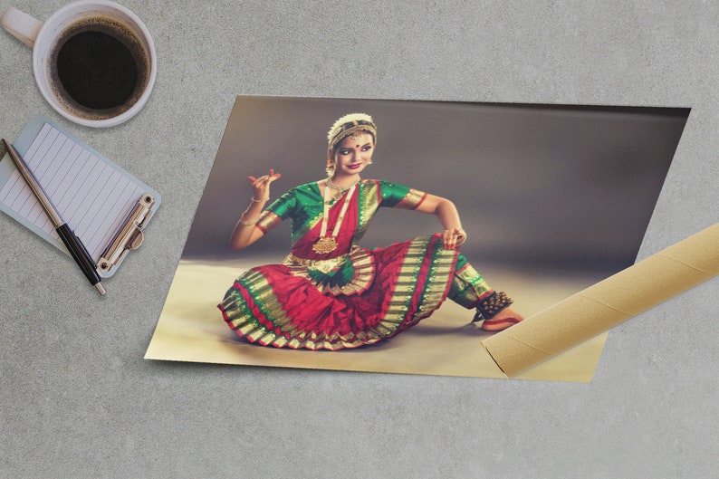 Indian Dancer Canvas Art: Traditional Woman 3D Wall Hanging - Etsy UK