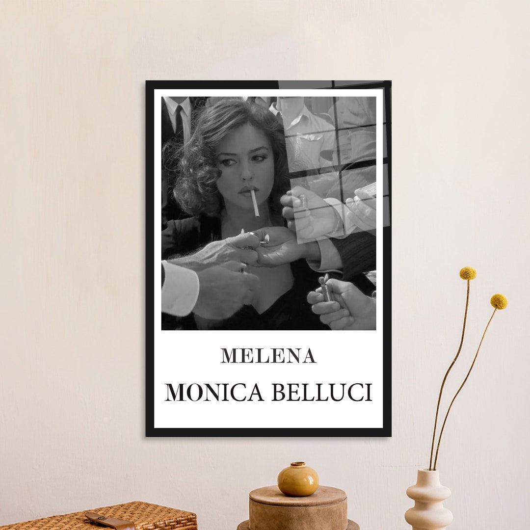 Monica Bellucci Tempered Glass Portrait: Famous Quote Wall Art - Etsy