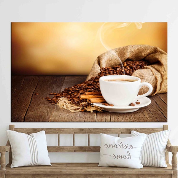 Coffee Canvas Art - Etsy