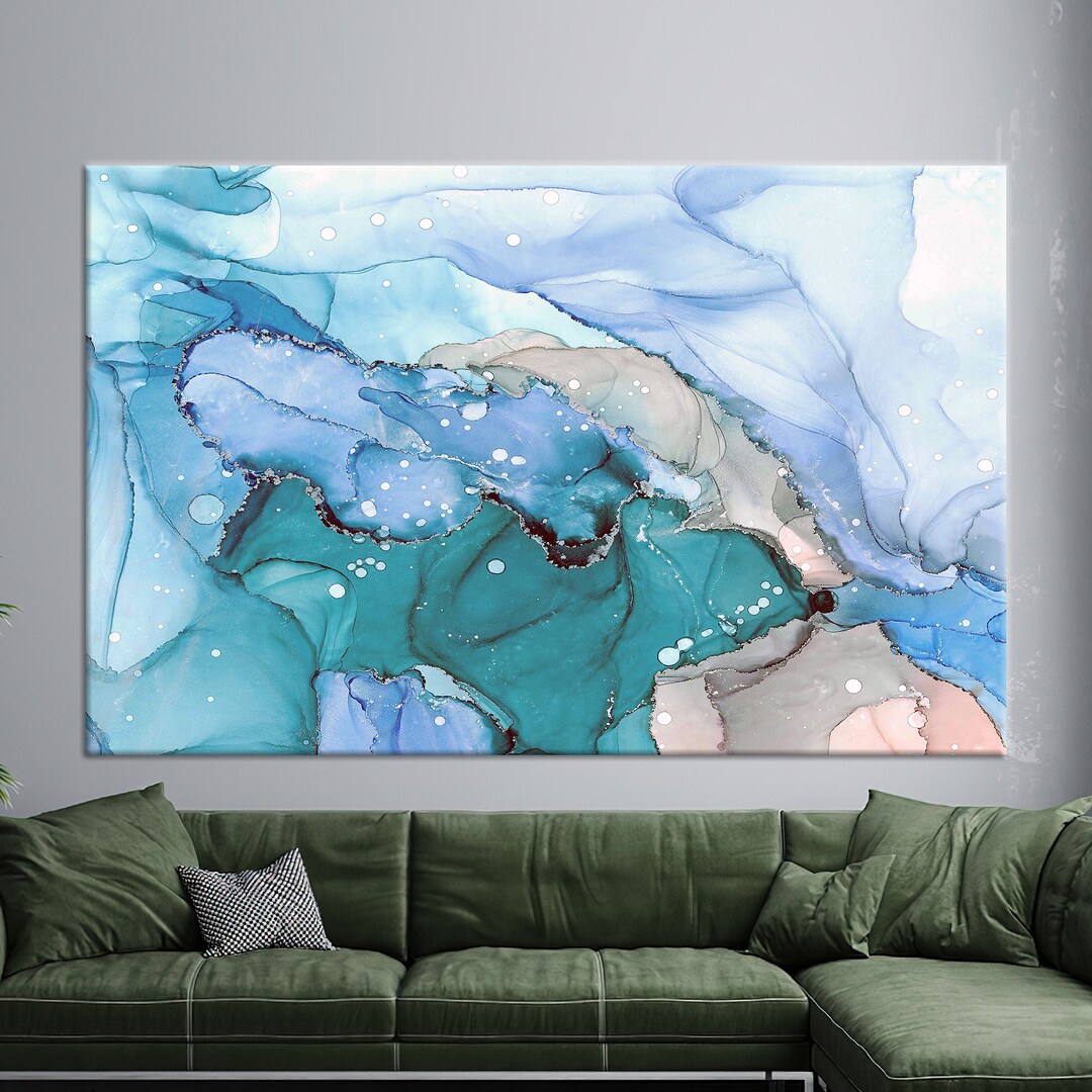 Canvas Gift, Canvas, 3D Canvas, Alcohol Ink Canvas, Modern Art, Marble ...