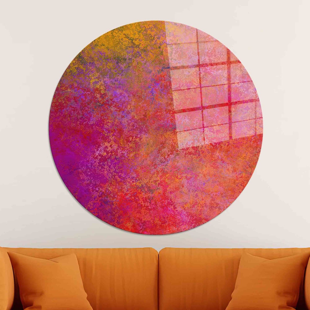 Glass Art, Glass Wall Art, Wall Decoration, Colorful Modern Wall Decor ...