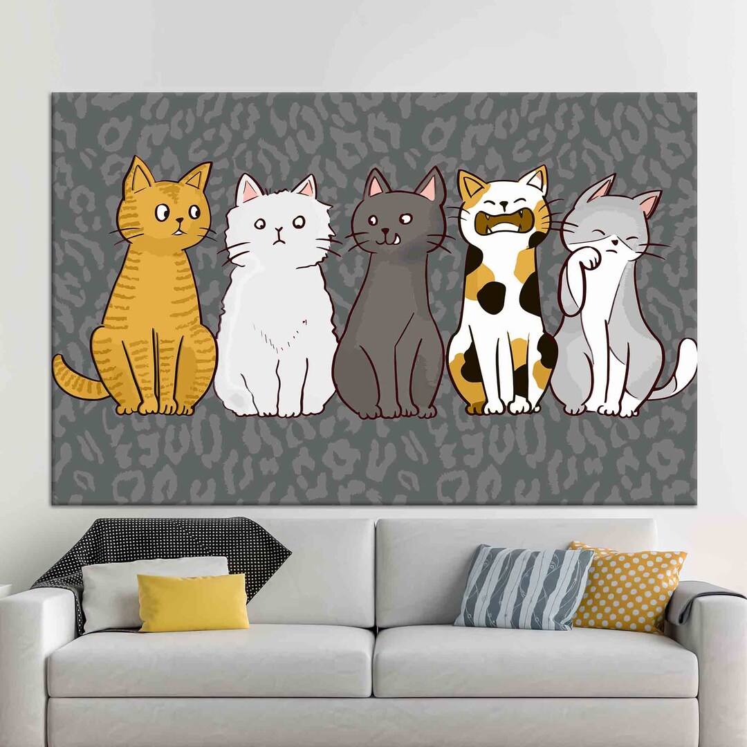 Animal Wall Decor, Oversized Wall Art, Custom Wall Hanging, Abstract ...