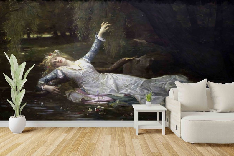 Bright Wall Paper,famous Mural,alexandre Cabanel,custom Wall Paper,wall ...