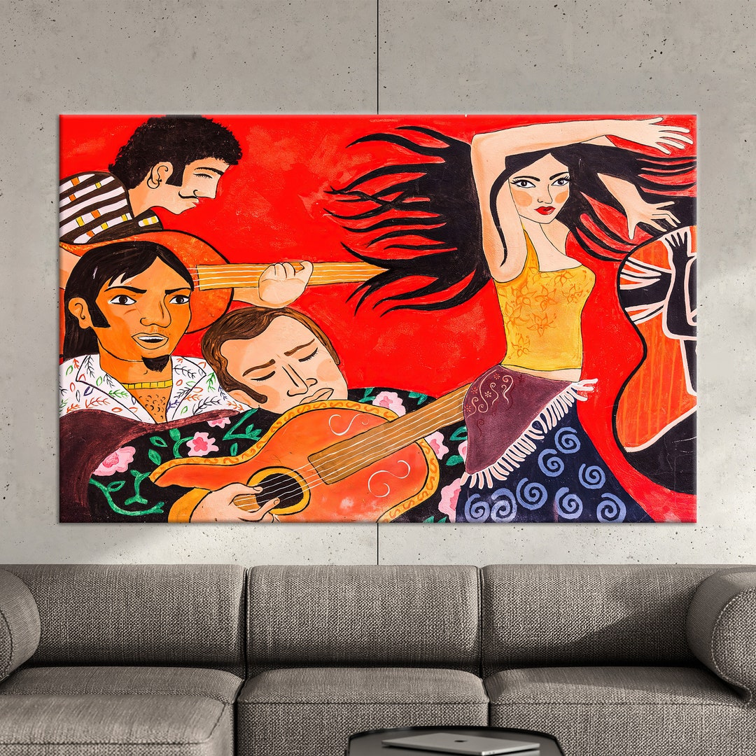 Canvas, Canvas Decor, Canvas Art, Musicians and Singer Painting, Music ...