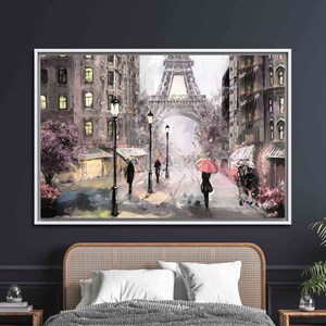 3D Wall Art, Large Wall Art, 3D Canvas, Cityscape Wall Decor, Abstract ...