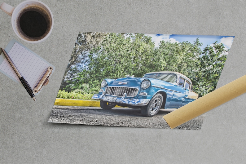 Classic Car Canvas Print: Vintage Automobile Wall Art - Etsy