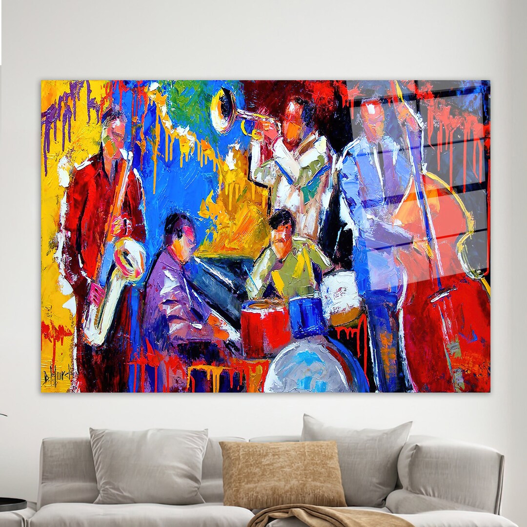 Wall Decoration Wall Art Mural Art Abstract Jazz Tempered - Etsy