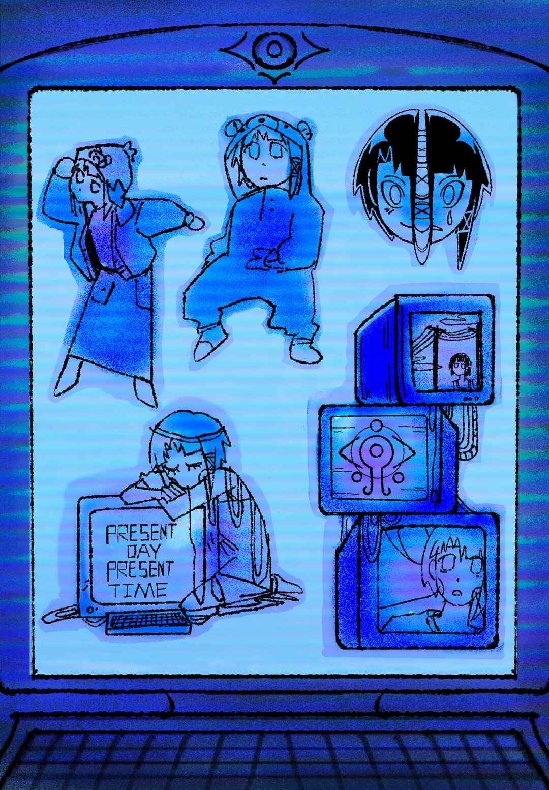 Serial Experiments Lain Sticker Sheet - Etsy