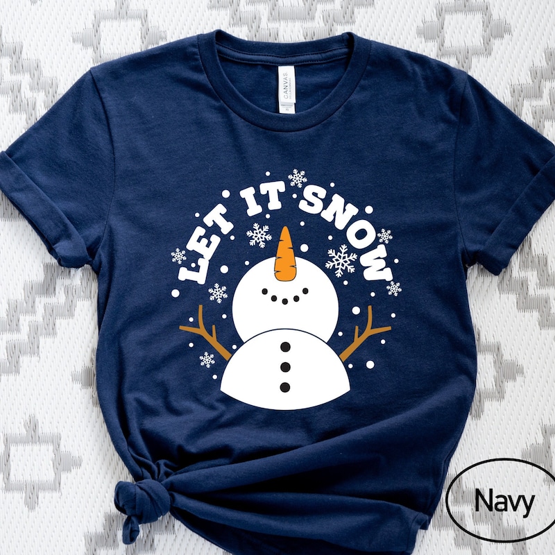 Girls Snowman Shirt - Etsy