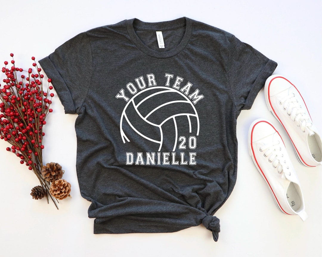 Volleyball Custom Shirt, Sport Lover Gift, Personalized Volleyball ...