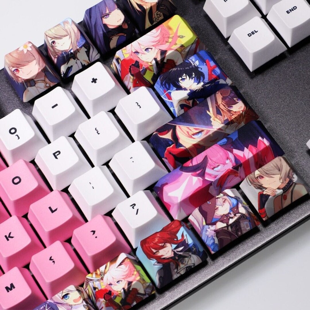 Honkai Impact 3 Keycap Set MX Switch Keycaps Artisan Keycaps Set ...