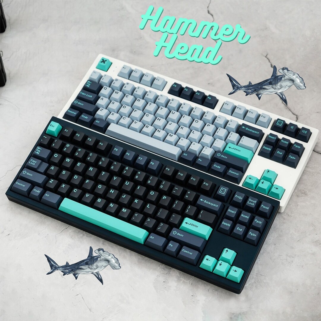 Hammerhead Double Shot 173 Keys Keycaps Set Cherry Profile MX Switch ...