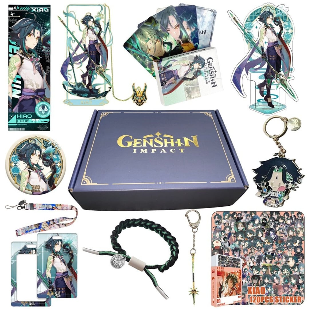 Genshin Impact All Character Gift Box Genshin Gift Present Box Anime ...