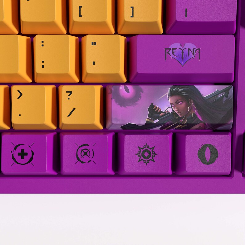 Valorant Reyna 115 teclas Set completo Keycaps Set / Perfil - Etsy España