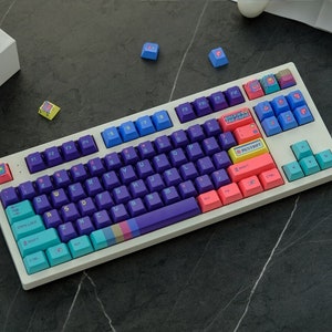 Back in the Game 129 Keys Dye-sub Cherry Profile PBT Keycaps - Etsy